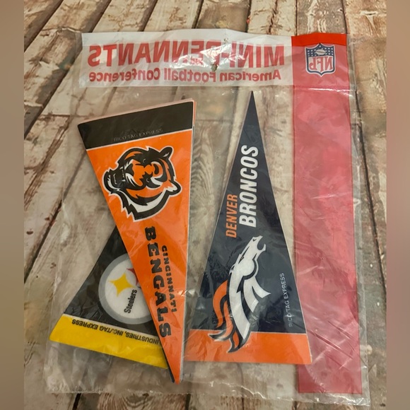 NFL | Other | Nfl Football Teams Mini Pennants Flag Banners 9x4 Lot Of ...